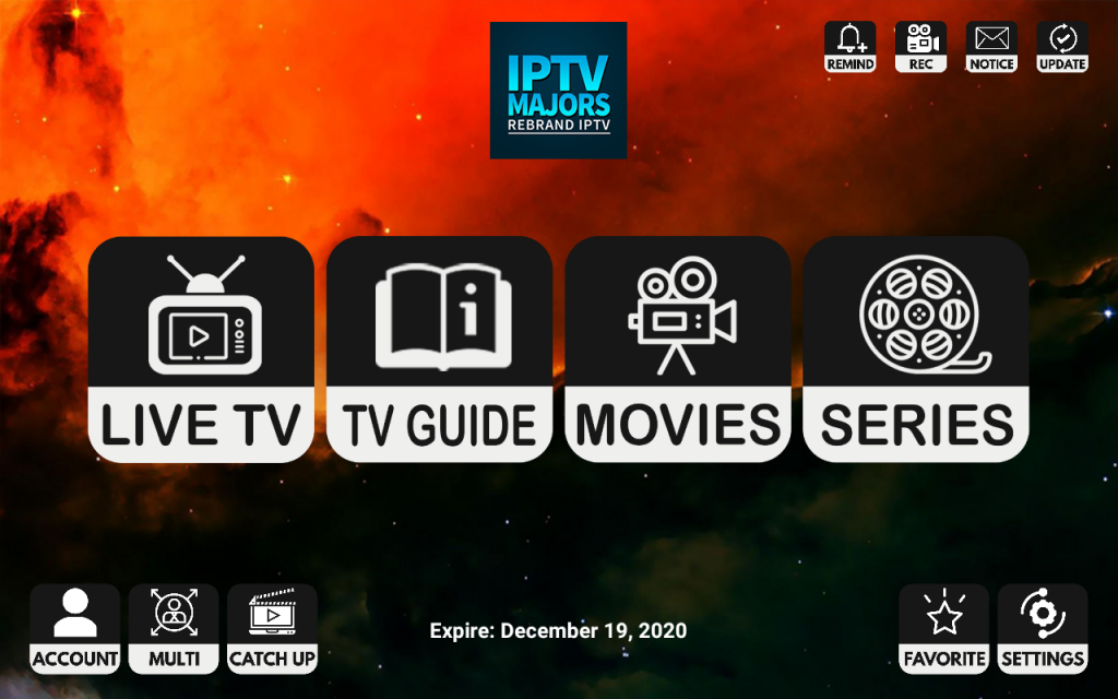 XCIPTV v4.0.4 584 Multi DNS With Control Panel - Rebrand Iptv Apps ...