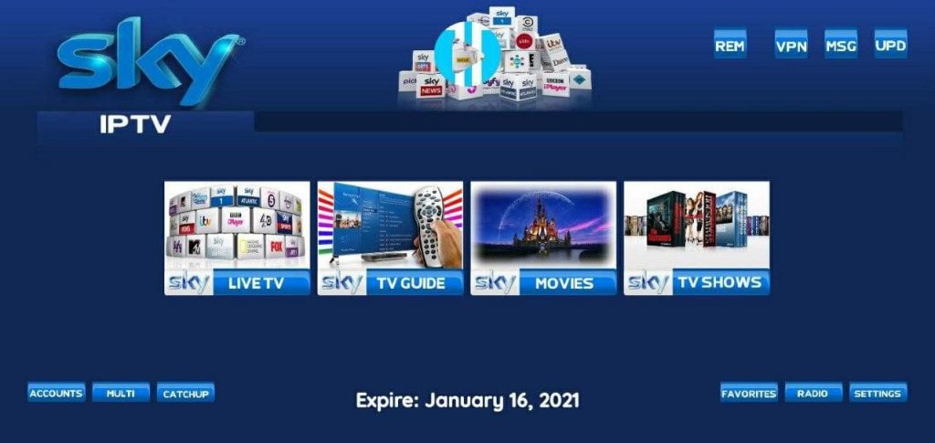XCIPTV v4.0.4 584 Multi DNS With Control Panel - Rebrand Iptv Apps ...
